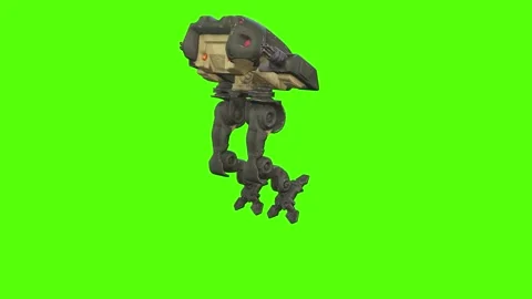 Robot Jumping Green Screen Animation 4k ... | Stock Video | Pond5