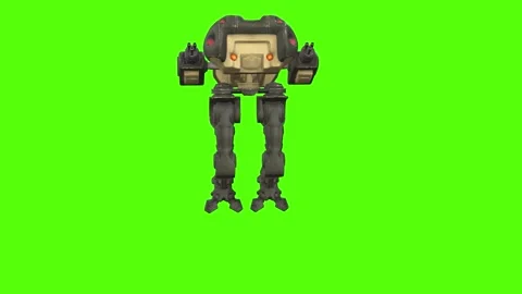 Green Screen Robot Stock Video Footage | Royalty Free Green Screen ...