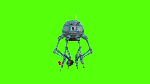 Robot Orb attacked Green Screen Animatio... | Stock Video | Pond5