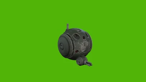 Robot Orb Getting Hit Green Screen Anima... | Stock Video | Pond5