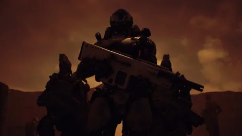 Robot Soldiers Stock Video Footage | Royalty Free Robot Soldiers Videos ...