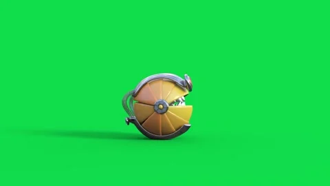 Robot Sphere Green Screen Rotation Under... | Stock Video | Pond5