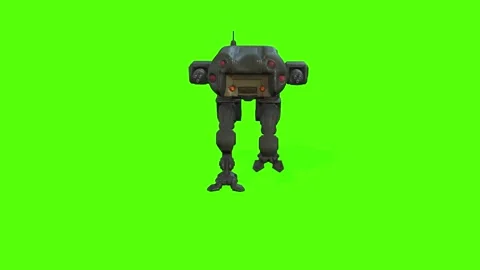 Robot Walk backward Green Screen Animati... | Stock Video | Pond5