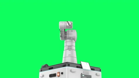 Robotic Green Screen Stock Video Footage | Royalty Free Robotic Green ...