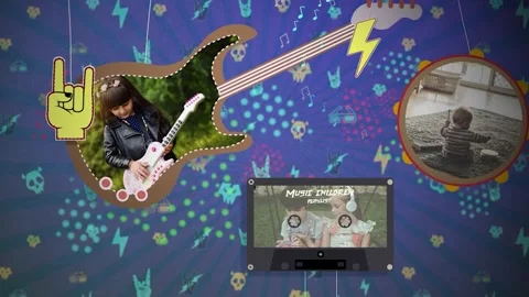 Rock and roll children slideshow ~ After Effects #273830210