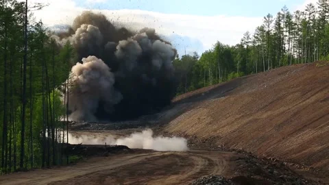 Construction Explosion Stock Footage ~ Royalty Free Stock Videos | Pond5