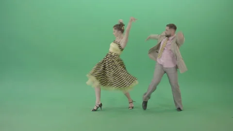 Rock & Roll Dance by happy boy and girl ... | Stock Video | Pond5
