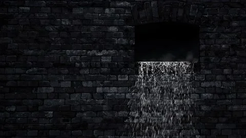 Rock Wall with Water Dripping out of Win... | Stock Video | Pond5