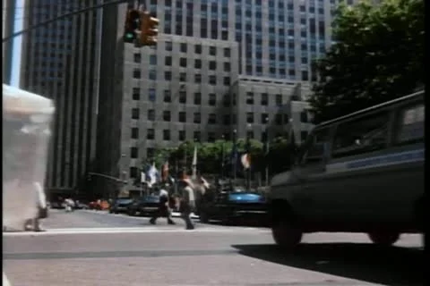 Rockefeller Center New York City, 1980s | Stock Video | Pond5