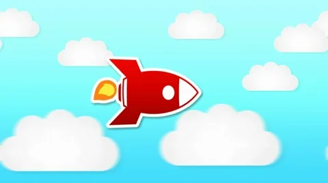 Rocket Animation Gif Stock Videos – Royalty-Free HD & 4K Videos | Pond5