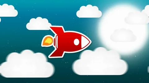 Rocket Animation Gif Stock Videos – Royalty-Free HD & 4K Videos | Pond5