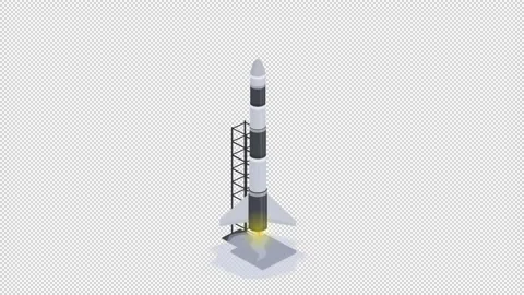 Cartoon Rocket Launch Stock Video Footage | Royalty Free Cartoon Rocket ...