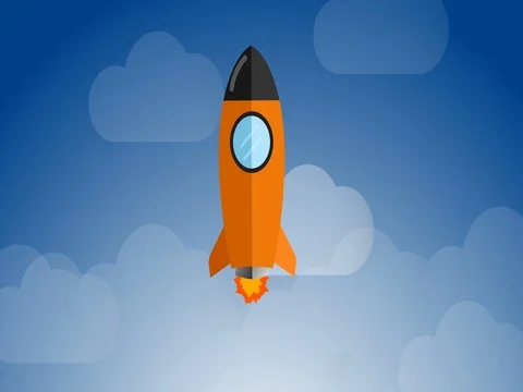Animation Rocket Ship Launch Stock Footage ~ Royalty Free Stock Videos ...