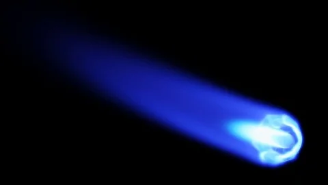 Rocket ship engine thruster flame | Stock Video | Pond5