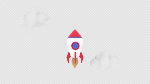 Rocket Ship Cartoon Stock Footage ~ Royalty Free Stock Videos | Pond5