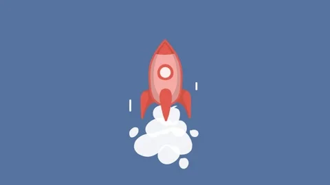 Rocket Icon 3D Stock Video Footage | Royalty Free Rocket Icon 3D Videos | Pond5