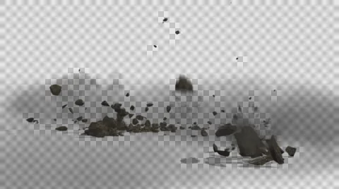 Rocks Falling 2 1080p | Stock Video | Pond5