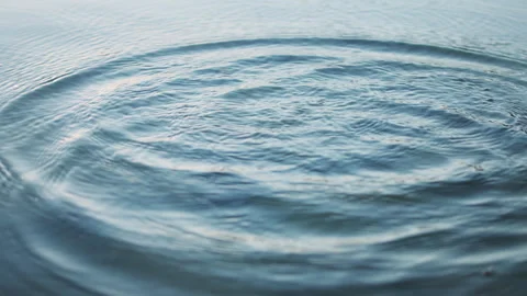 Rocks falling in the lake water creating... | Stock Video | Pond5