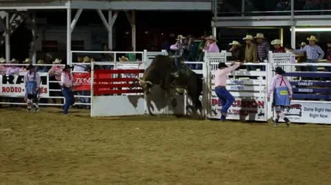 Bull Riding Slow Motion Stock Video Footage | Royalty Free Bull Riding ...