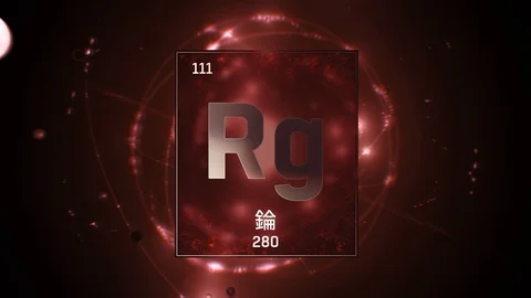 Roentgenium as Element 111 of the Period... | Stock Video | Pond5