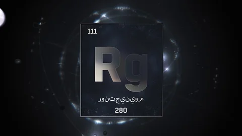 Roentgenium as Element 111 of the Period... | Stock Video | Pond5