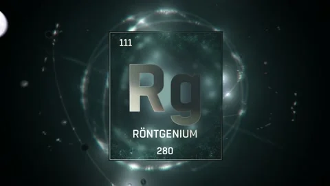 Roentgenium as Element 111 of the Period... | Stock Video | Pond5