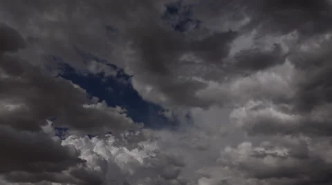 Roiling Turbulent Storm Clouds Time Laps... | Stock Video | Pond5