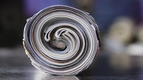 Rolled Newspaper Stock Videos – Royalty-Free HD & 4K Videos | Pond5