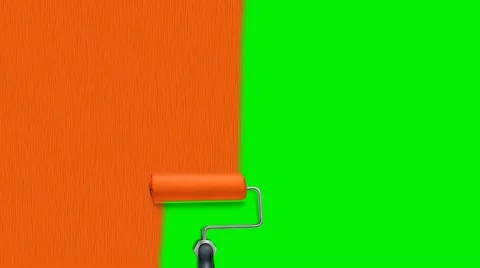 Paint Roller Green Screen Stock Videos – Royalty-Free HD & 4K Videos
