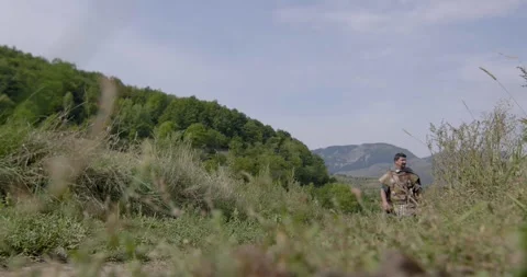 Roman legionary soldiers marching in col... | Stock Video | Pond5