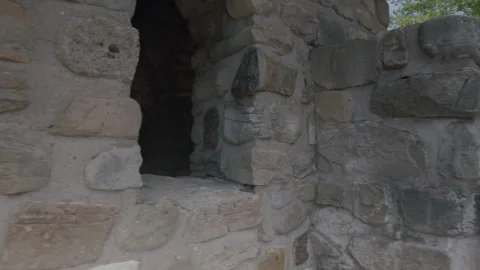 Roman soldier guarding on the fort wall ... | Stock Video | Pond5