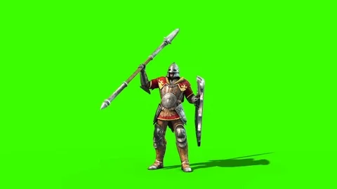 Roman Soldier Victory 3D Rendering Green... | Stock Video | Pond5