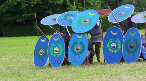 Shield Wall Stock Video Footage | Royalty Free Shield Wall Videos | Pond5