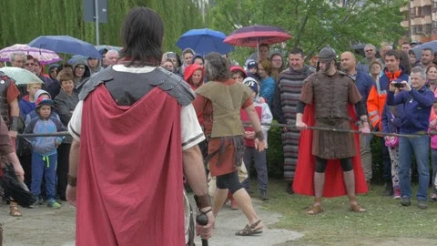 Roman soldiers beating Jesus | Stock Video | Pond5
