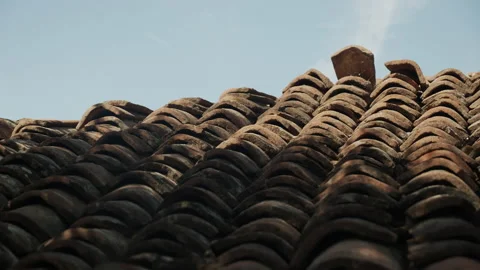 Ancient Roman Roof Tile Stock Video Footage | Royalty Free Ancient ...