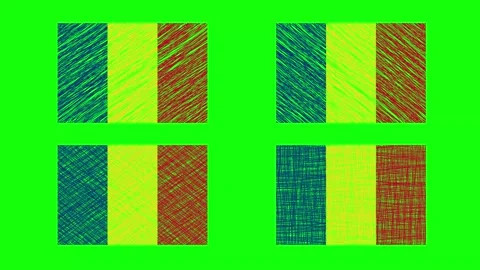 Romania Scribble Animation on Green Scre... | Stock Video | Pond5