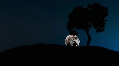Romantic Moonlight Stock Videos – Royalty-Free HD & 4K Videos
