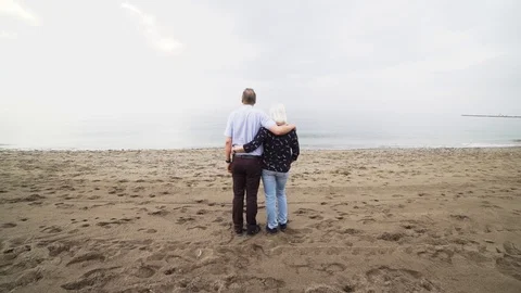 Old Couple Back Stock Video Footage | Royalty Free Old Couple Back ...