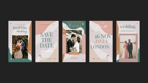 Romantic Wedding Instagram Reels ~ After Effects #260686943