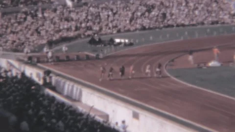 Rome - 1960: The athletes set off for th... | Stock Video | Pond5