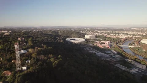 Rome, Italy : Aerial drone view of The S... | Stock Video | Pond5