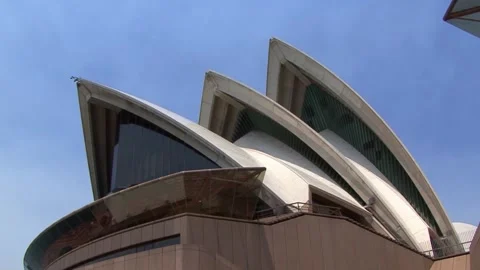 Roof or the shells of Sydney Opera House... | Stock Video | Pond5