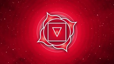 Root Chakra Healing Animation, Spiritual... | Stock Video | Pond5
