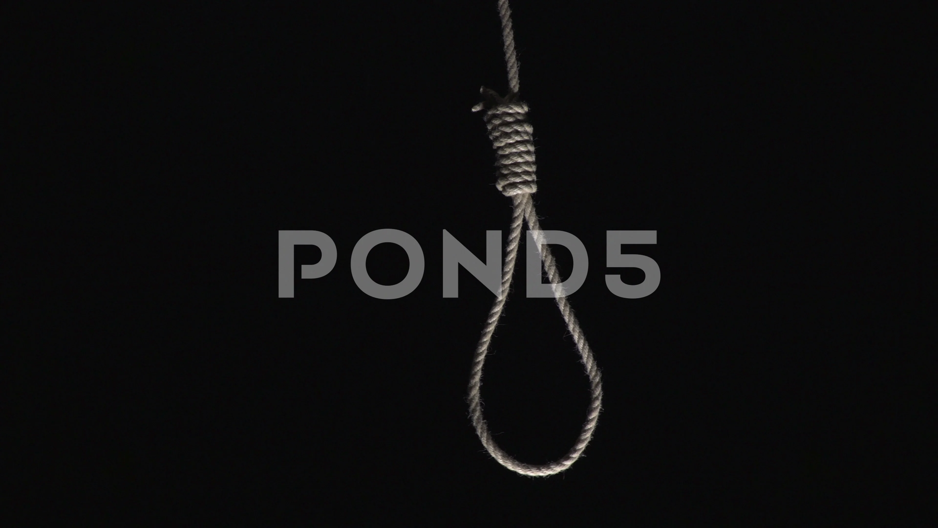 Hanging Rope Black And White