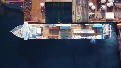 RoRo cargo ship ''Sea Cargo Express'' | Stock Video | Pond5