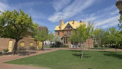 The Rosson House Museum in Heritage Squa... | Stock Video | Pond5