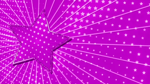 rotate star on a purple background, loop | Stock Video | Pond5