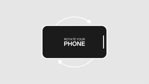 Rotate Your Phone Animation, Vertical to... | Stock Video | Pond5