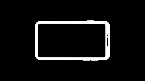 Phone Icon Black Stock Footage ~ Royalty Free Stock Videos | Pond5