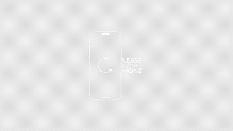 Rotate Your Phone Sign Animation on a Tr... | Stock Video | Pond5